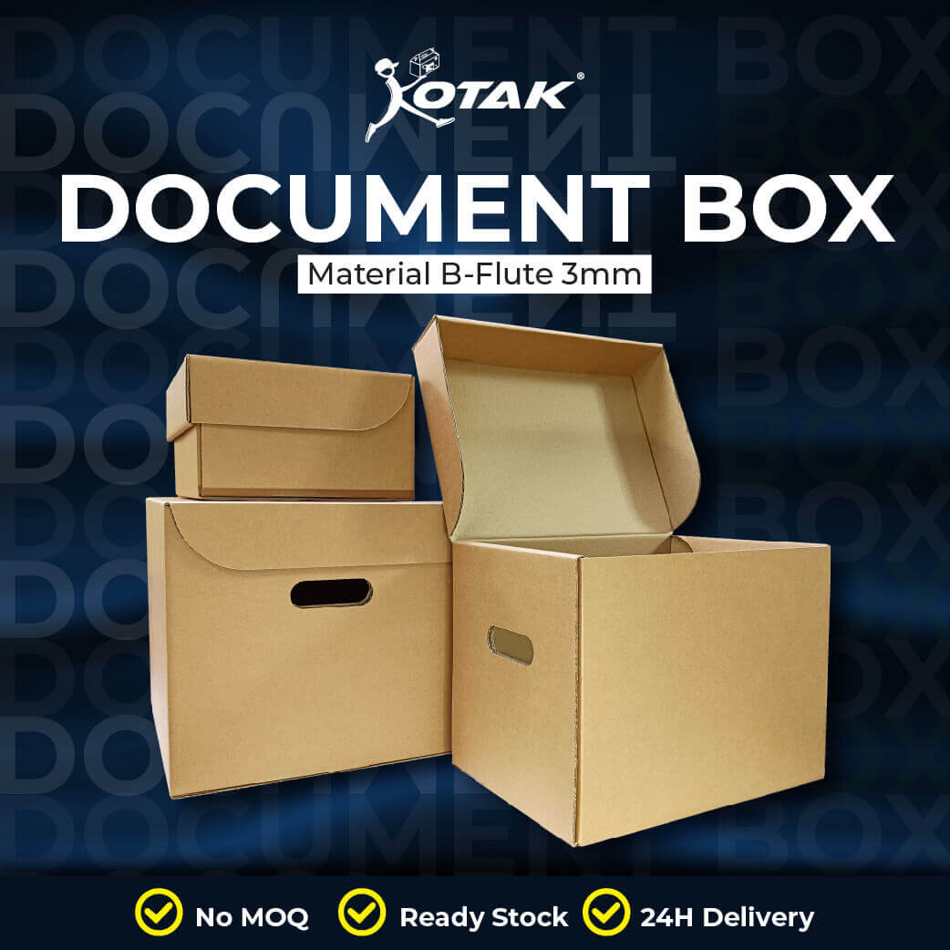 Storage/Document Carton Box – Kotak - Common & Customizable Carton